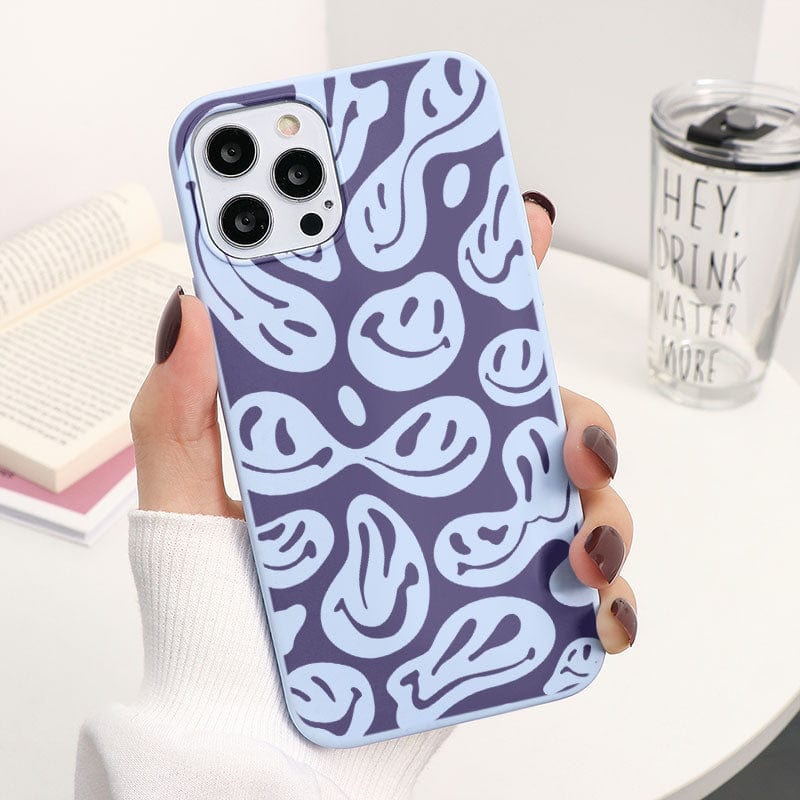 Trippy Smiley Face Phone Case - Gurl Cases