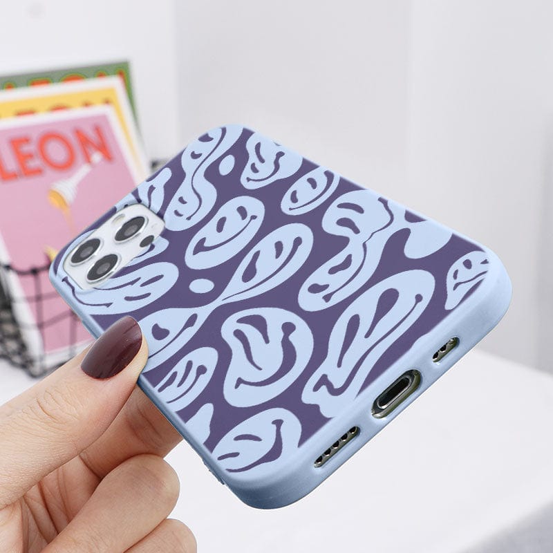 Trippy Smiley Face Phone Case - Gurl Cases